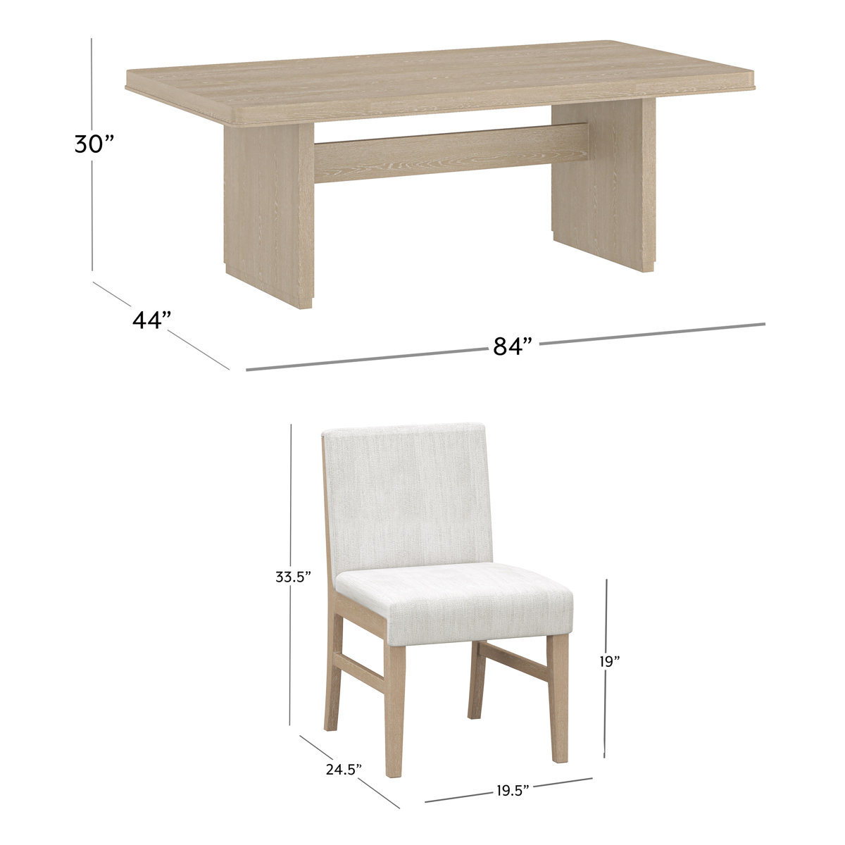 Loon Peak® Jeraldy Dining Set & Reviews | Wayfair